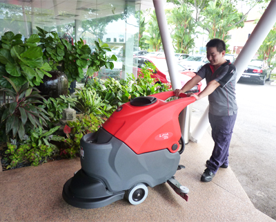 เคลนโก้ - รถขัดพื้น KLENCO LAVA 501B/C Scrubber(No.1002)